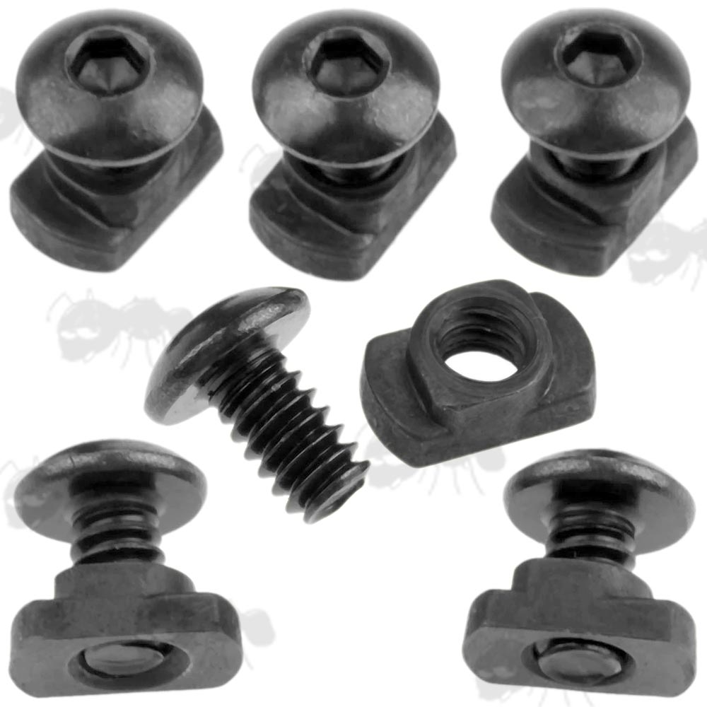 M-Lok Accessory Rail Bolts - MLok Screws and Nuts | UK Freepost
