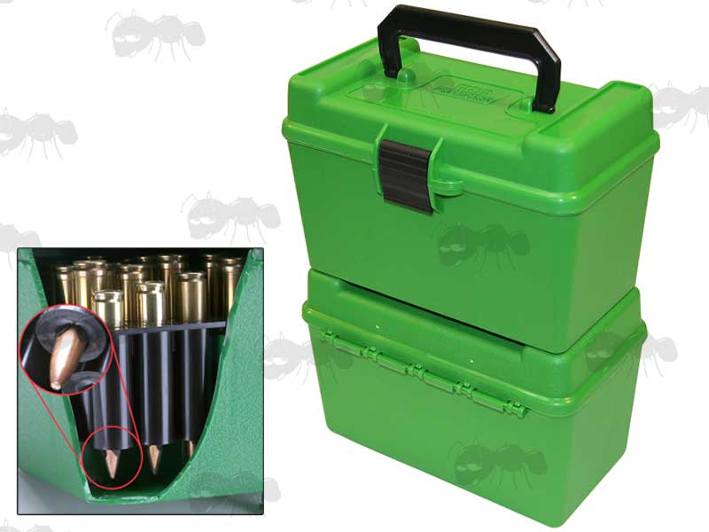 MTM Rifle Series Green Ammo Boxes | UK Mainland Freepost