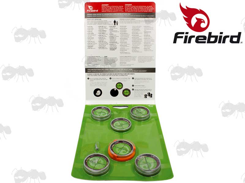 Firebird Reactive Exploding Targets - Airgun Rifle Shotgun Target Range