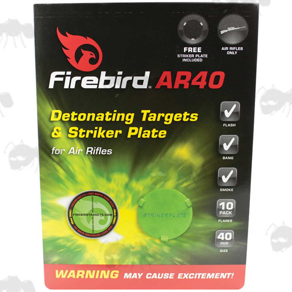 Firebird Reactive Exploding Targets - Airgun Rifle Shotgun Target Range