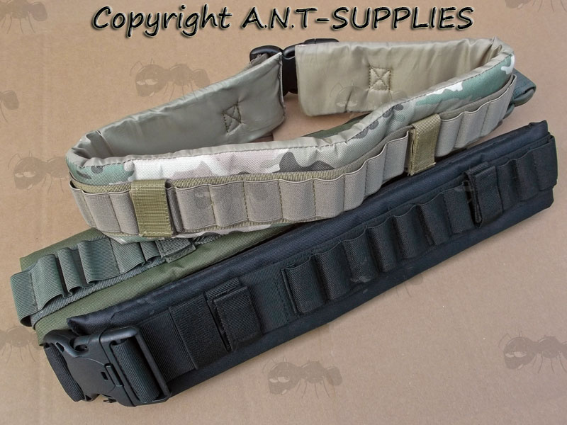 Canvas Shotgun Shell Belts - 12g 16g 20g Waist Cartidge Belt