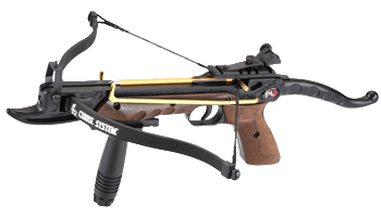 Forward pistol grip for pistol crossbow - swingasse