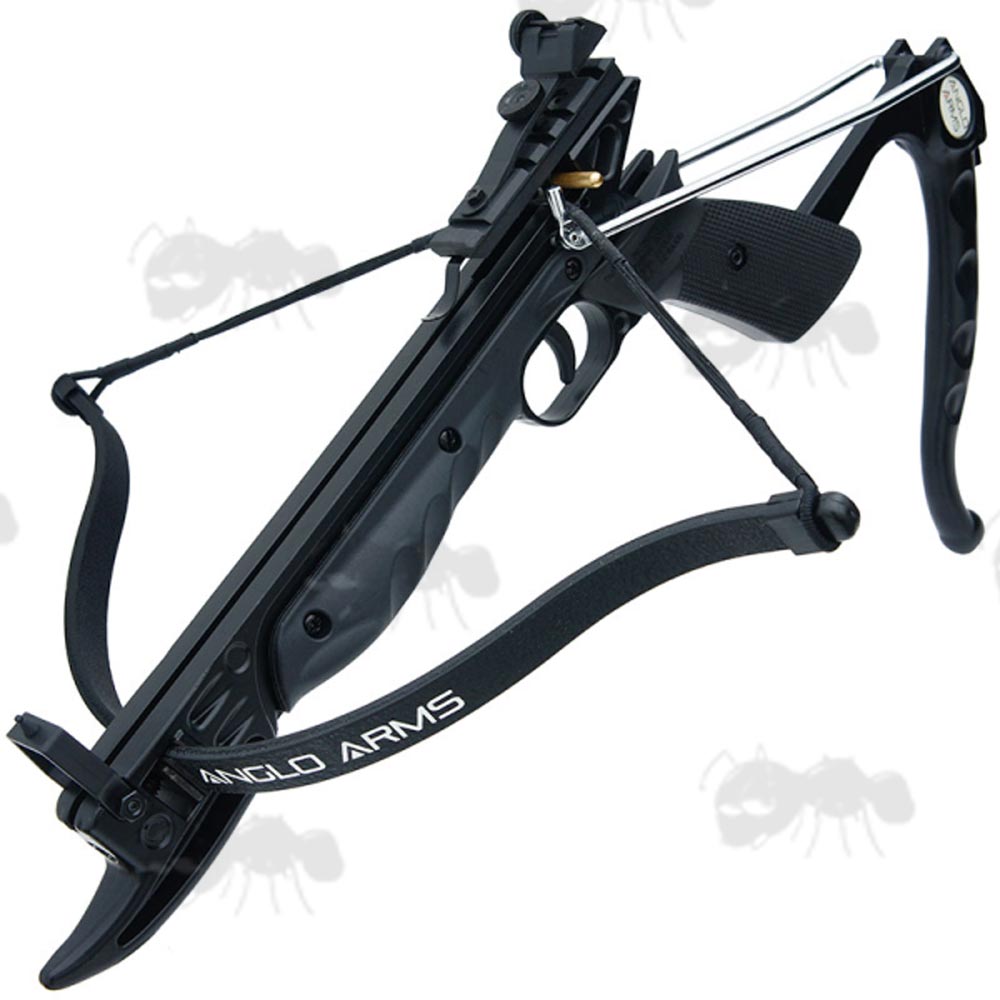 80lb Deluxe Self-Cocking Pistol Crossbow - Black Cyclone | Freepost UK