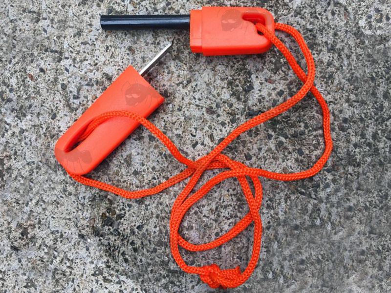 Ferrocerium Flint & Steel Strikers - Army & Cadet Models | UK Freepost