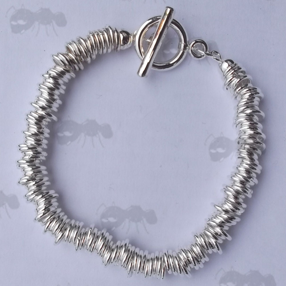 Bracelets - Fashion Silver Chain with Loops Bracelet | Freepost UK