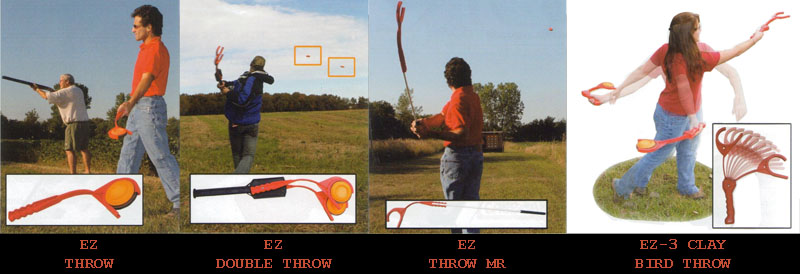 MTM Hand-Held Clay Target Thrower - Manual Trap Pigeon Launcher