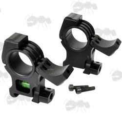 Rifle Scope Ring Mounts, UK Dovetail Weaver / Picatinny Sight Mount