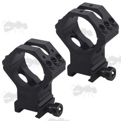 Rifle Scope Ring Mounts, UK Dovetail Weaver / Picatinny Sight Mount