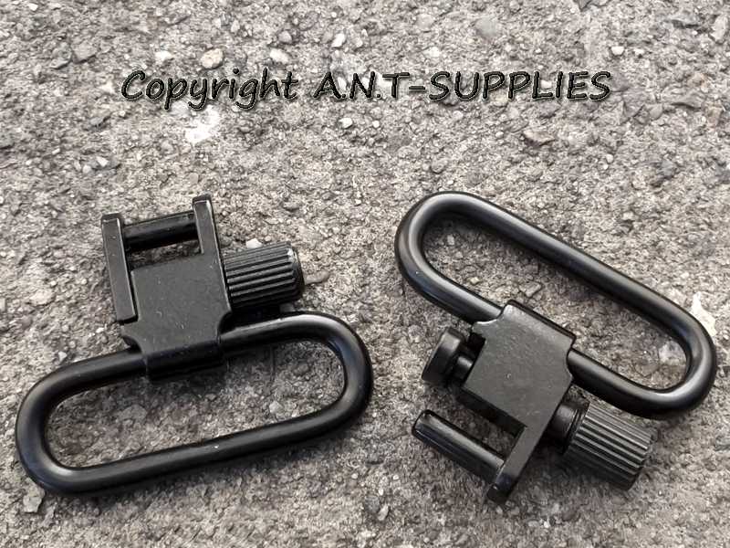Steel Quick Detach Rifle Sling Swivels - Quick-Deploy Tri-Lock Rifle ...