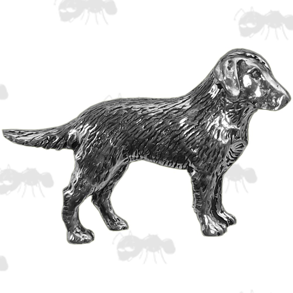 Gun Dog Pewter Pin - Labrador Pointer Spaniel Jack Russell | Gift