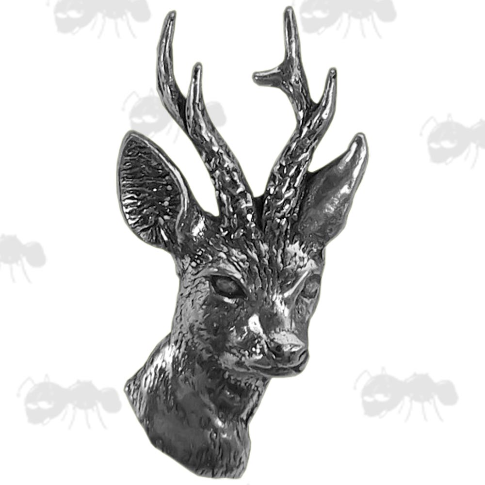 Deer Pewter Pins - Stag Roebuck Roe Deers | UK Made & Freepost
