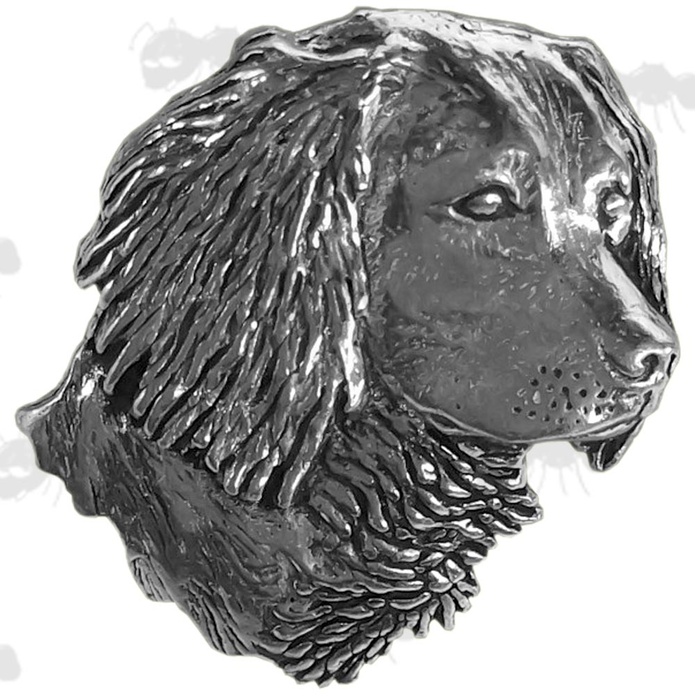Gun Dog Pewter Pin - Labrador Pointer Spaniel Jack Russell | Gift