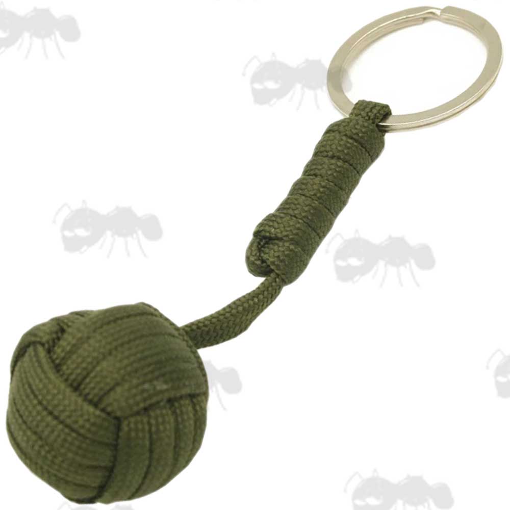 Paracord Monkey Fist Keychain - Monkeyfist Keyring