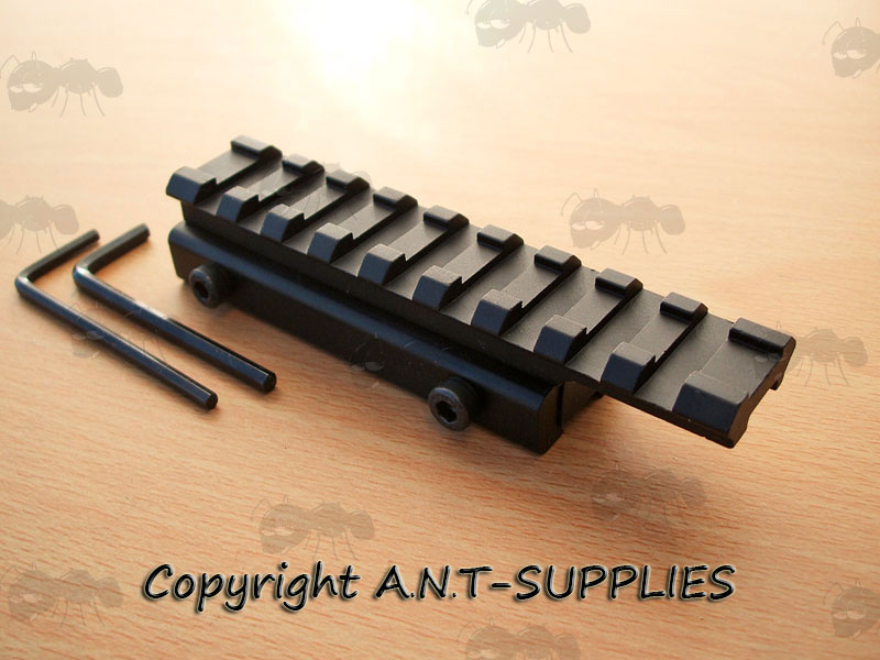 Adapter 11mm Dovetail To 20mm Picatinny Weaver Low Profile Snap-in ...