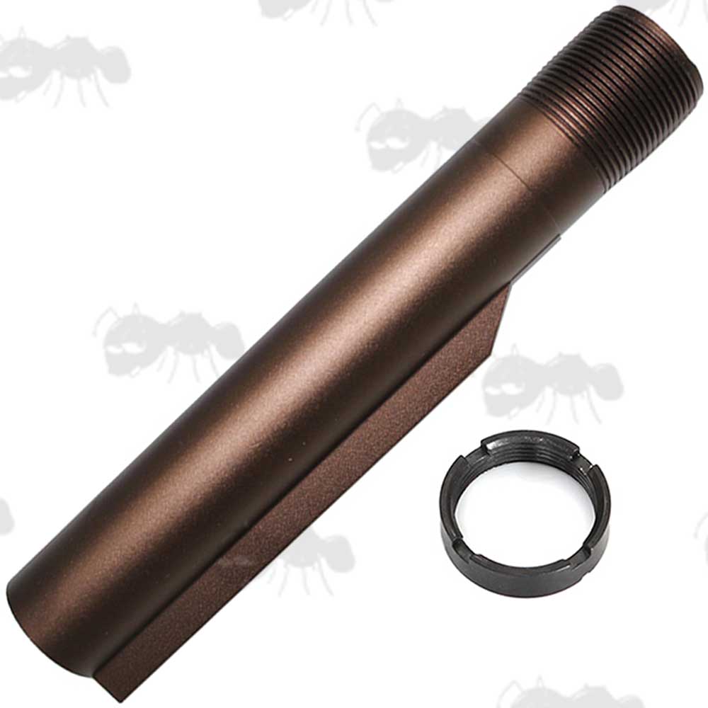 AR Rifle Buffer Tubes - Mil-Spec 6 Position Black, Brown Green, Purple ...