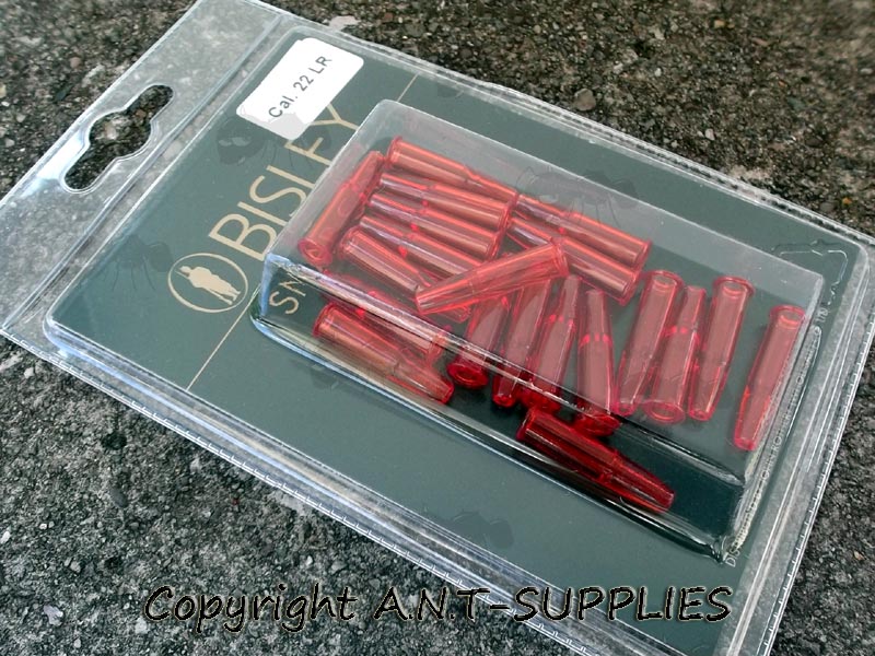 Bisley .22 Rifle Snap-Caps - 20 Pack Red Plastic | UK FREE-POST