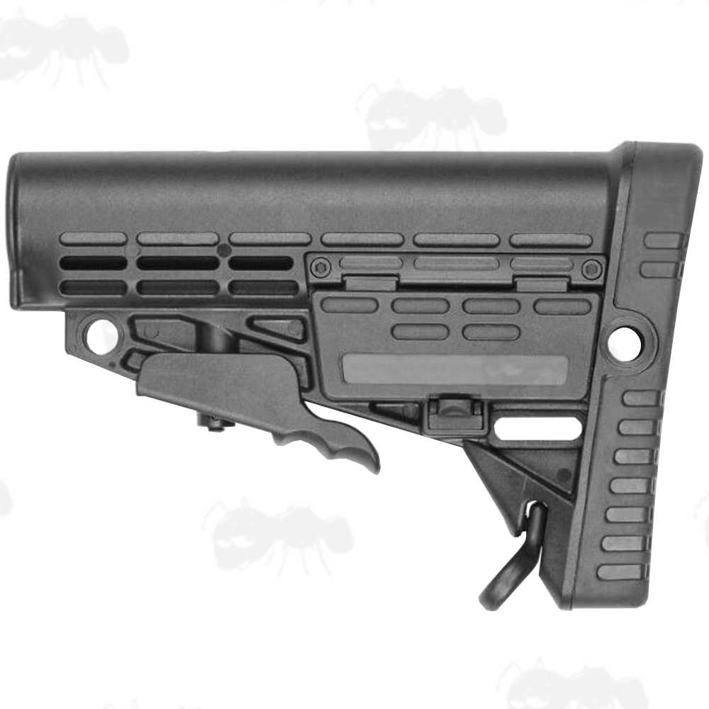 Tactical Rifle Collapsible Buttstock - Commercial or Mil-Spec