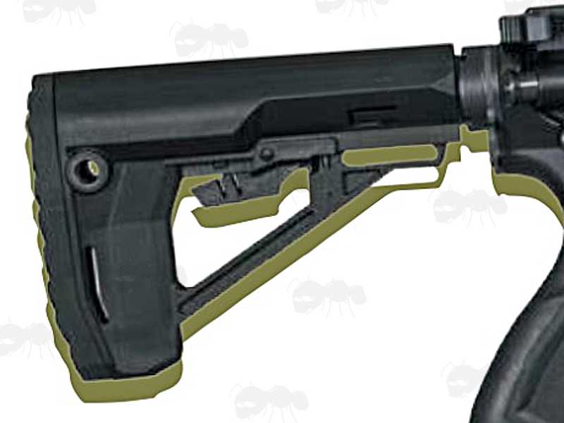 Tactical Rifle Collapsible Buttstock - Commercial or Mil-Spec