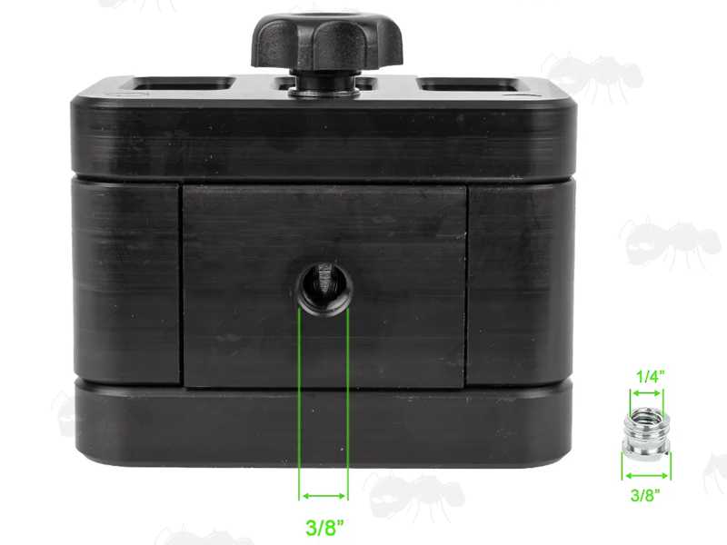 PCP Rifle Tripod Saddle Mount Rest - Camera Threaded Shooting Stick ...