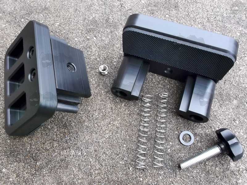 PCP Rifle Tripod Saddle Mount Rest - Camera Threaded Shooting Stick ...