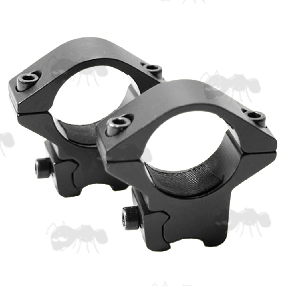 Airgun Scope Ring Mounts - UK Dovetail Rail Fitting | Air-Rifle Airsoft