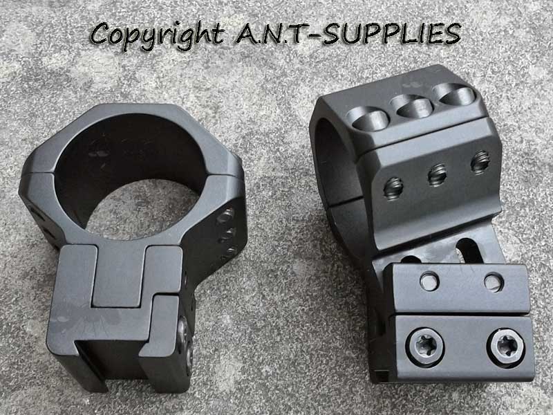 Adjustable Elevation Dovetail Scope Mounts - Height Adjust Rings