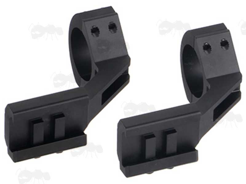 Extension Ring Weaver / Picatinny Scope Rings - Pair of Forward Reach ...