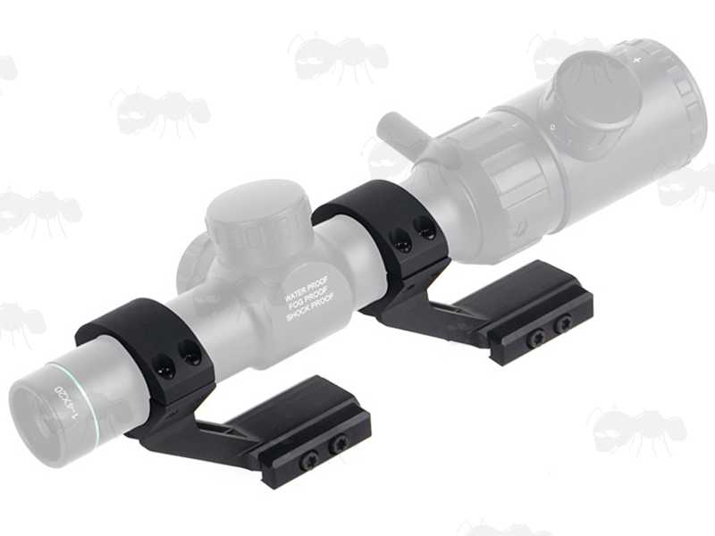 Extension Ring Weaver / Picatinny Scope Rings - Pair of Forward Reach ...