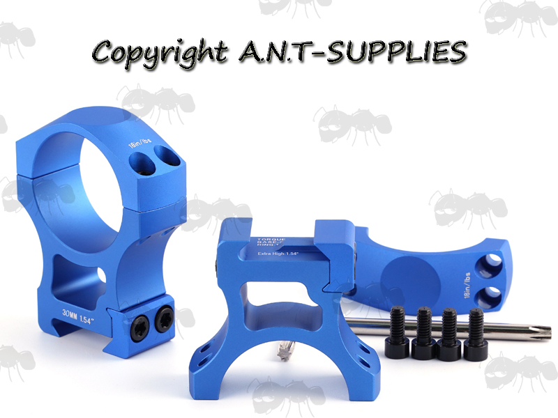 Picatinny Precision Scope Rings - 25mm, 30mm and 34mm Scope Mounts