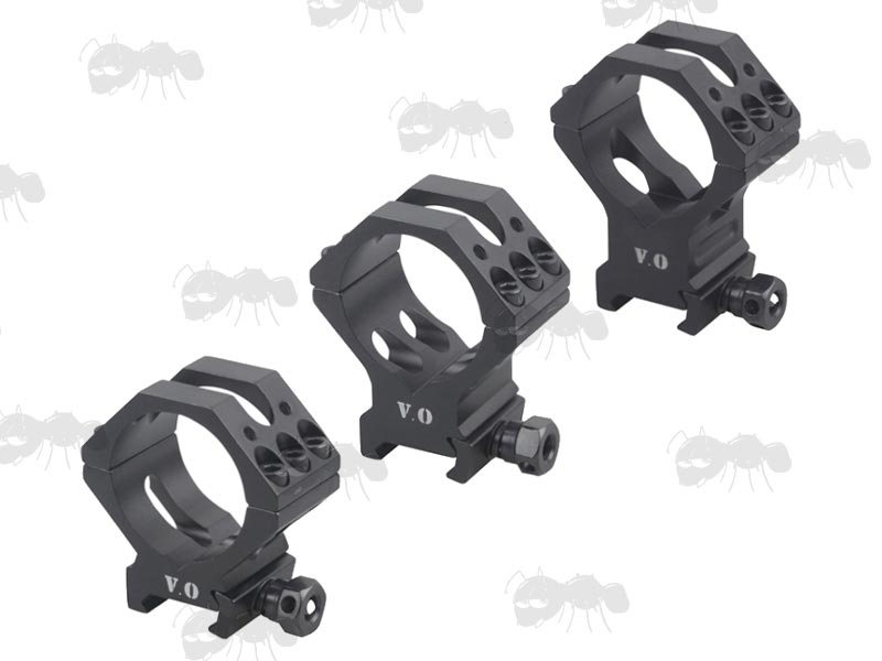 Weaver / Picatinny 34mm and 35mm Scope Mounts with Accessory Rails