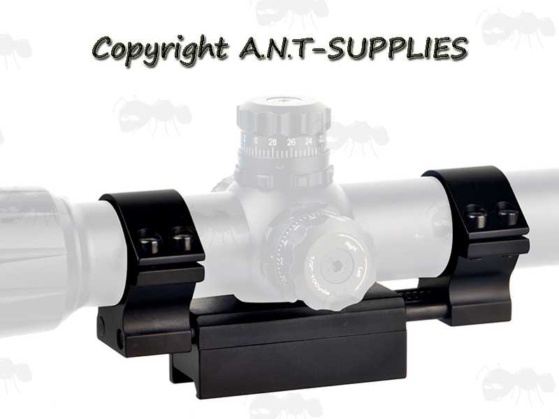 Weaver / Picatinny Gun Rail Recoil Damper One Piece Scope Mount for Airguns