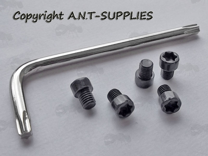 Replacement Rail and Scope Mount Screws - 6-48 Torx T15 Screws