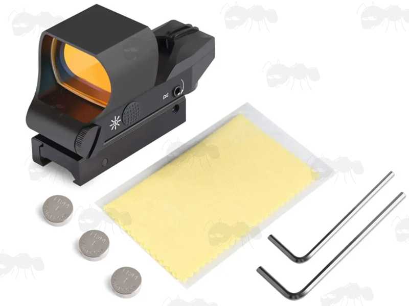 Large Lens Reflex Dot Sights - Holosight Weaver / Picatinny NATO Rails