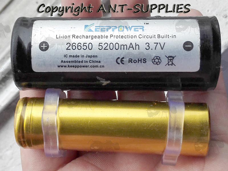 18650 to 26650 Battery Adapter - Pair of Silicone Size Converters | UK ...