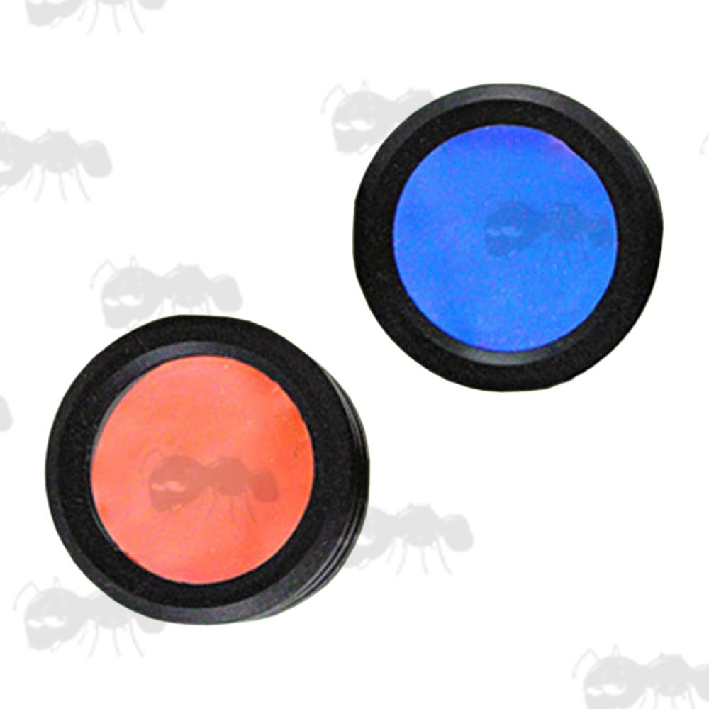 Bezel Fitting Torch Lens Filters - Push Fit Flashlight Lenses